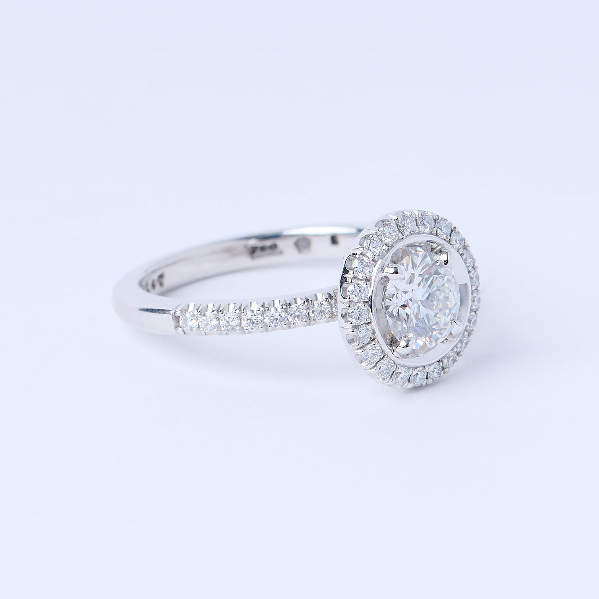 Mirror Back Halo Ring Simon West Fine Jewellery