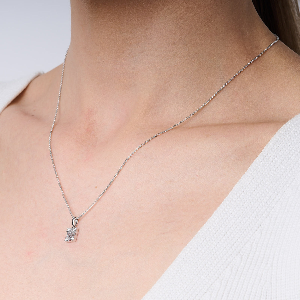 Large Diamond Kate Pendant – Simon West fine jewellery