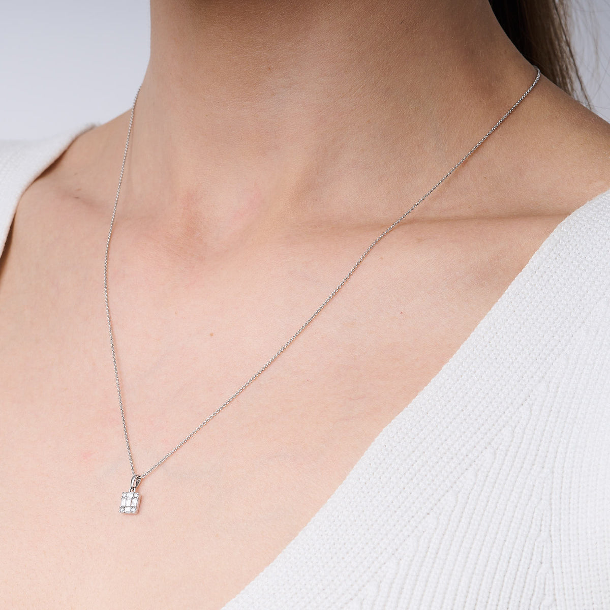 Petite Diamond Kate Pendant – Simon West fine jewellery